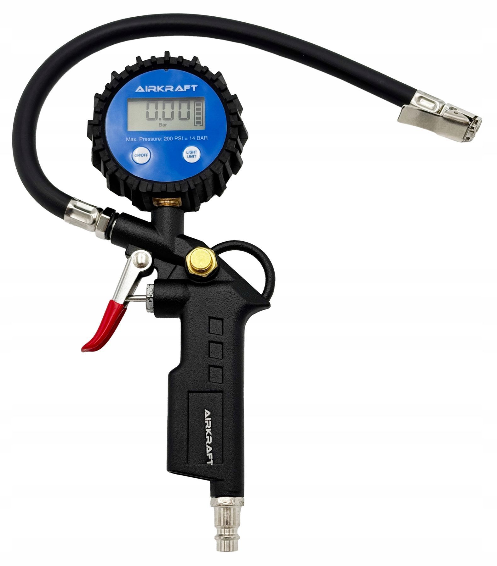 Buy Tire inflation gun digital with large gauge 14 bar AIRKRAFT STG-05D ...