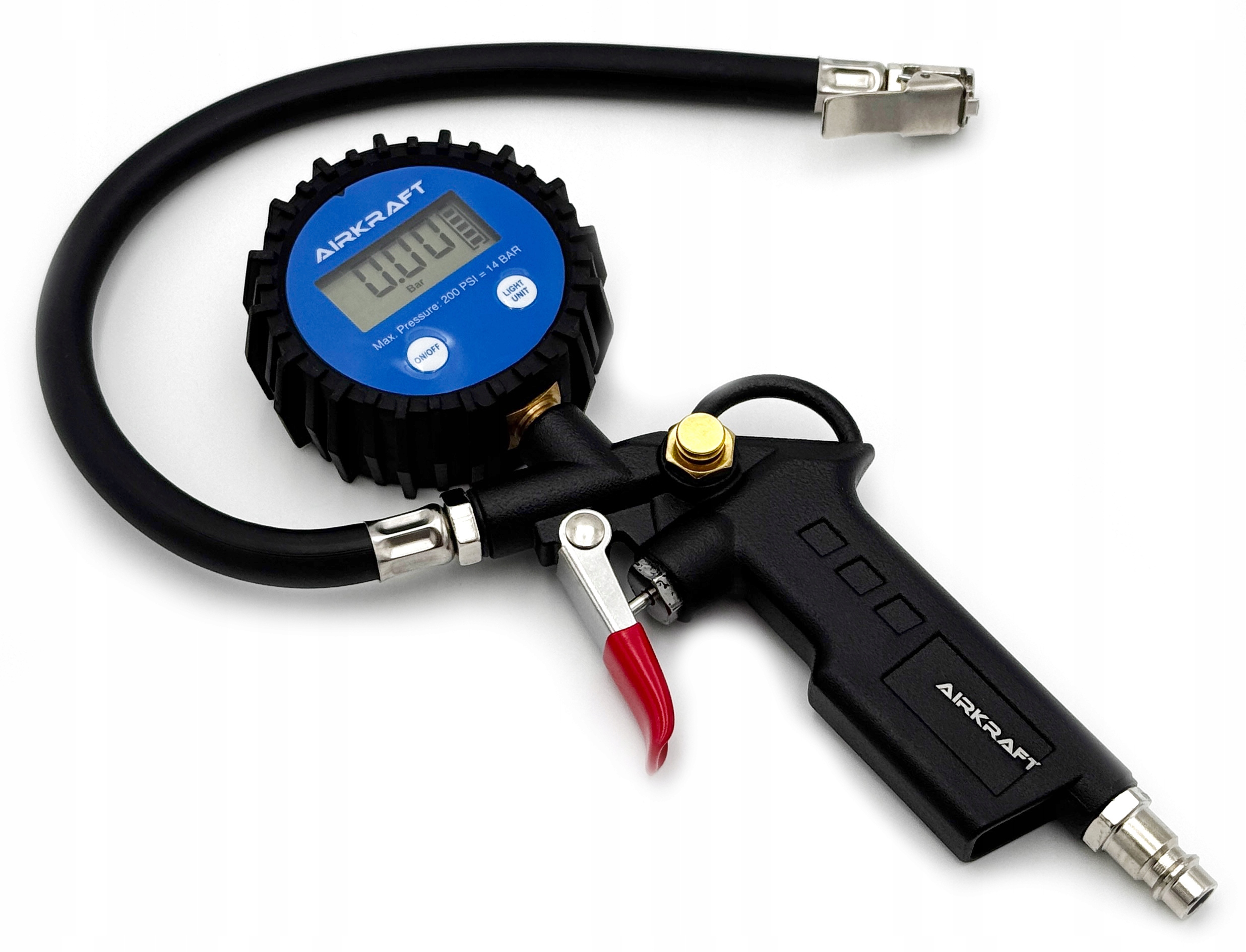 Buy Tire inflation gun digital with large gauge 14 bar AIRKRAFT STG-05D ...