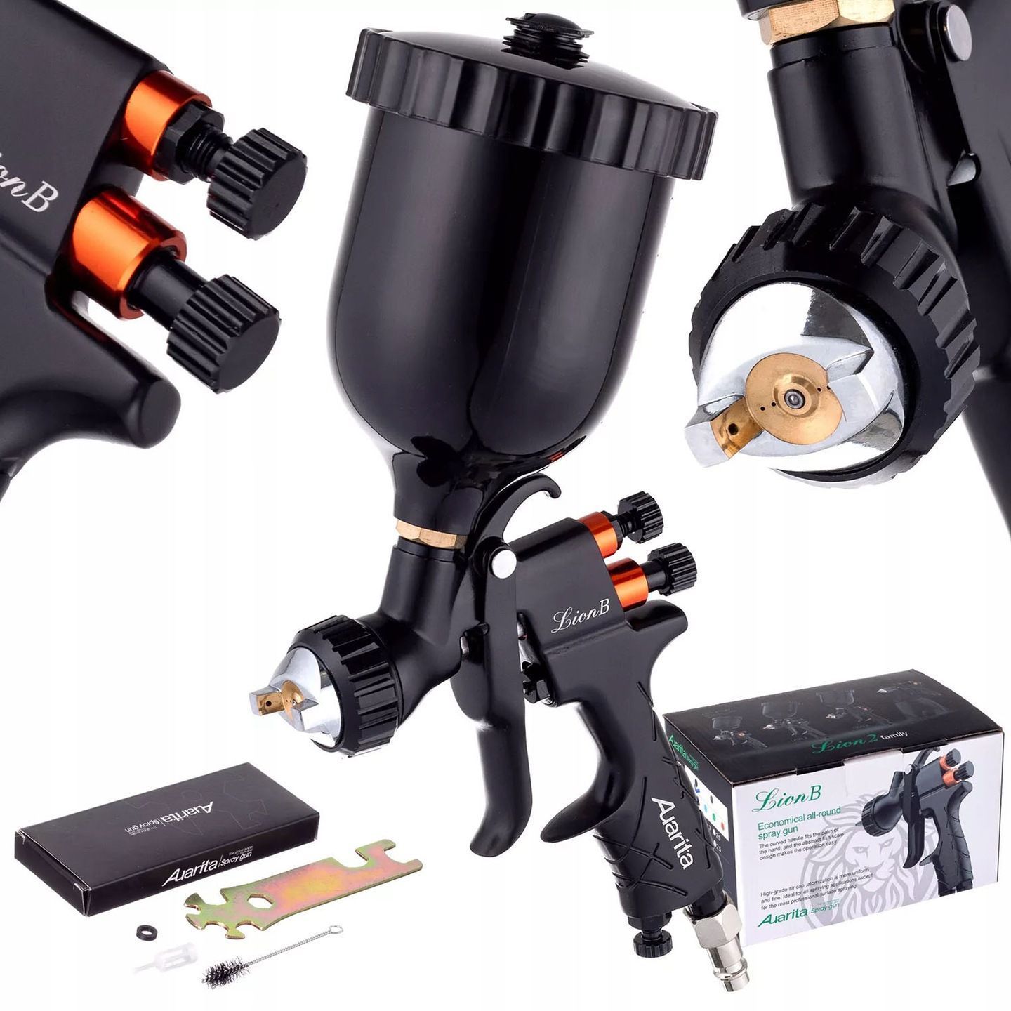 Buy Spray gun for painting LVMP 1.7 mm AUARITA LION-2-1.7LM LION-2-1 ...